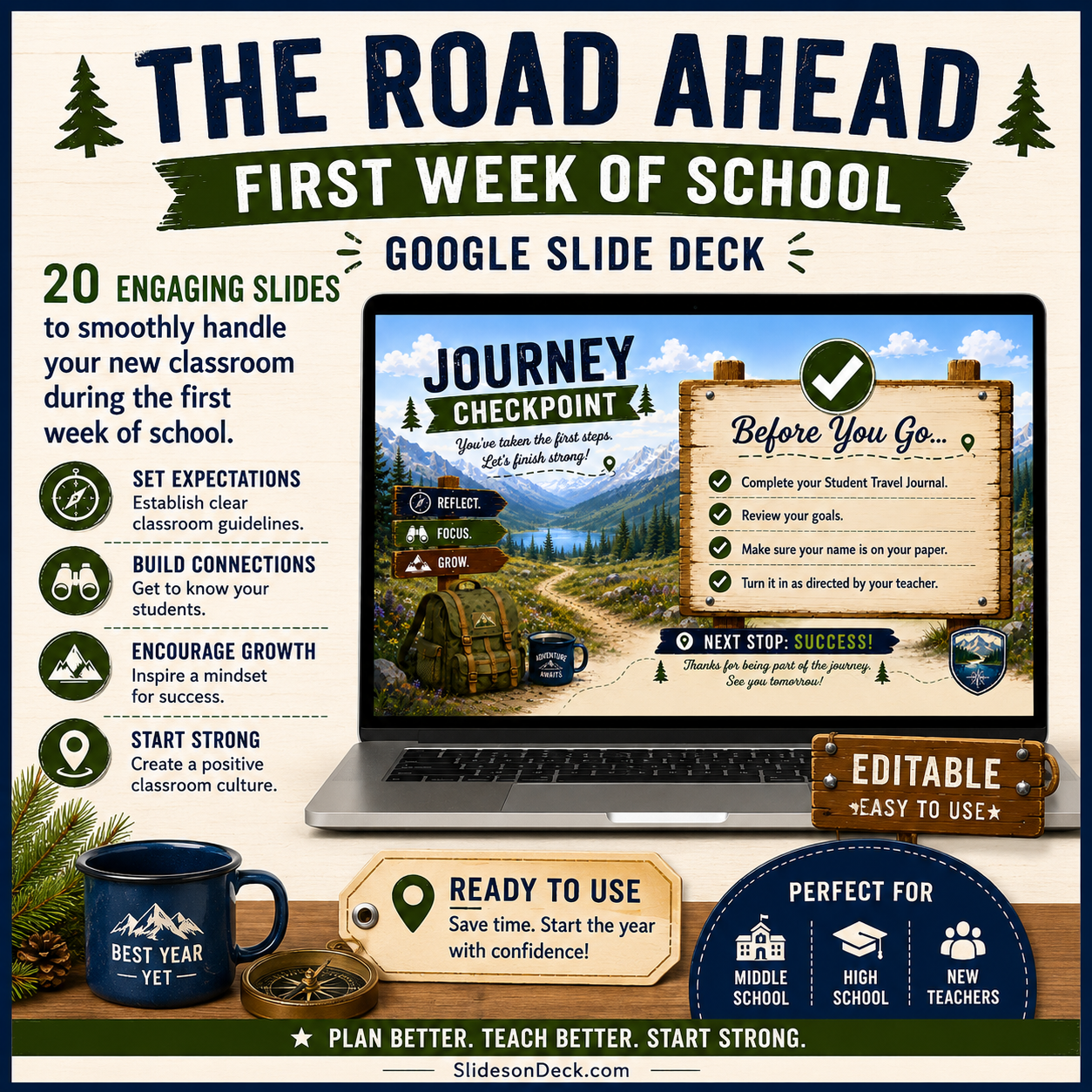 The Road Ahead: First Week of School Resource for Grades 6–12 – Artisan ...
